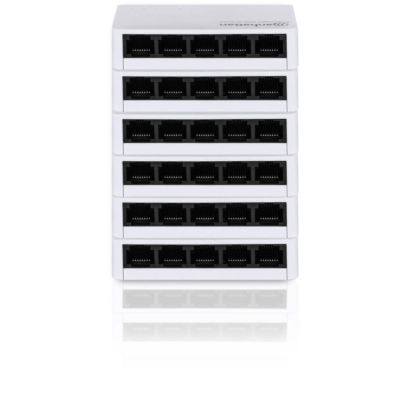 5-Port GbE Desktop & Wall Mount Netw. Switch | 6-Pack | Plug & Play ...