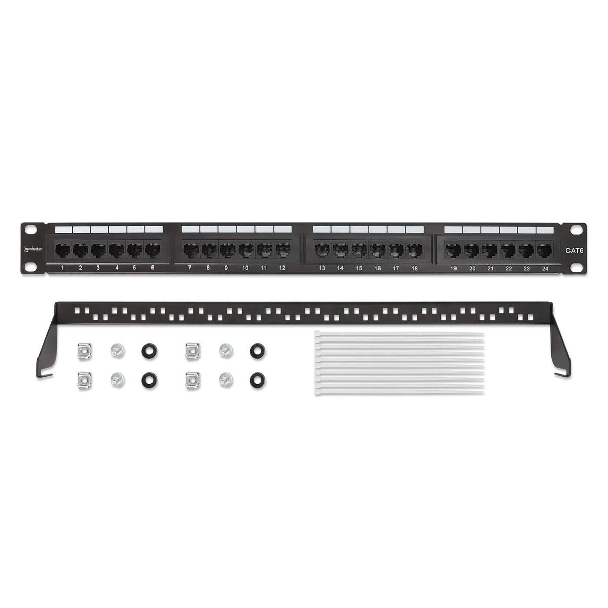 Manhattan Cat6 Rackmount Patch Panel (720786)