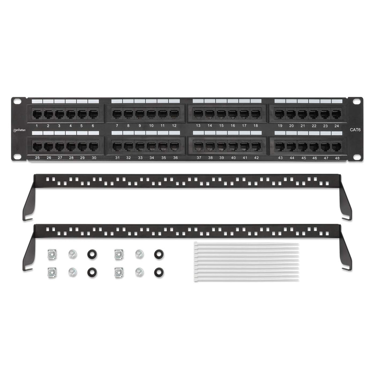 Manhattan Cat6 Rackmount Patch Panel (720816)