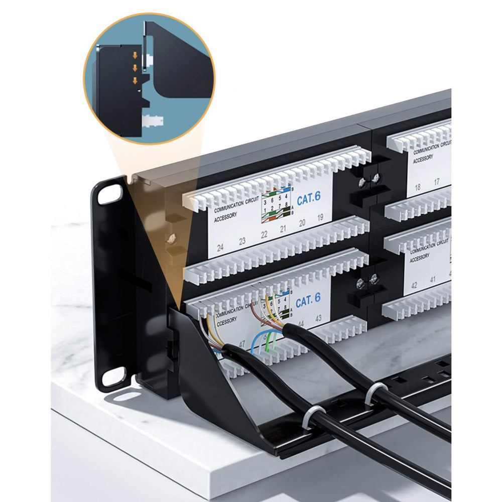 Manhattan Cat6 Rackmount Patch Panel (720816)