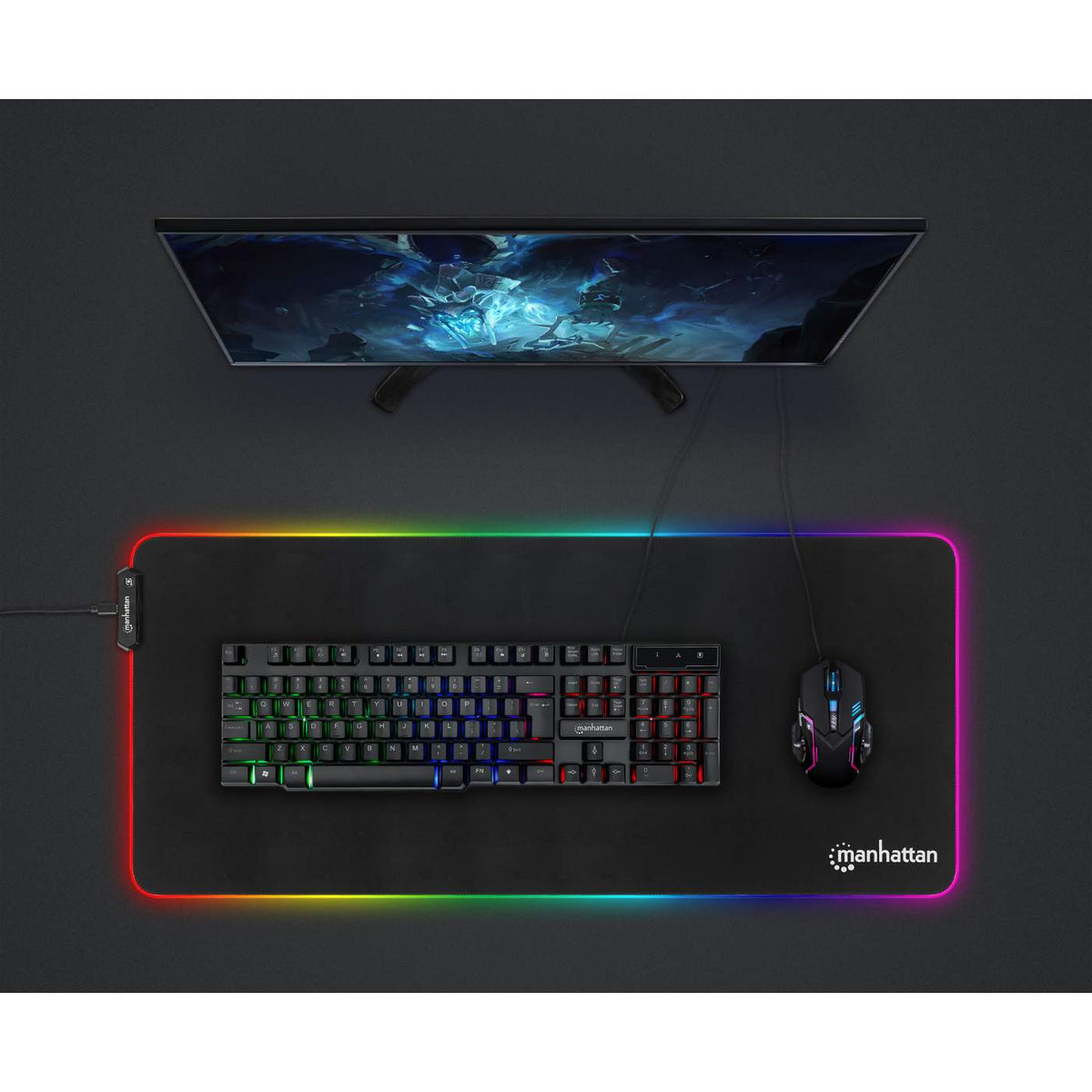 Manhattan RGB LED Gaming Keyboard (180603)
